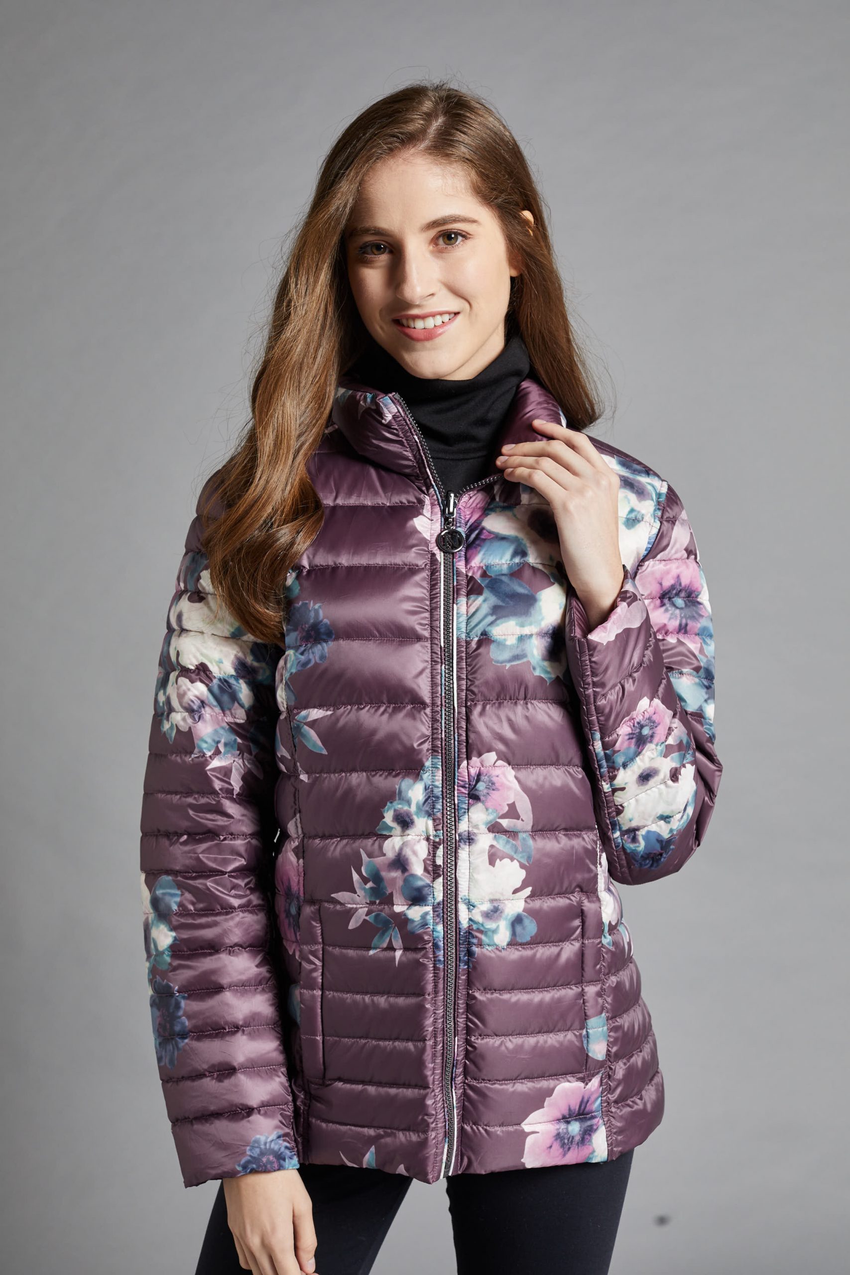 Ladies' Digital Print Padding Jacket Ladies' Digital Print Puffer ...