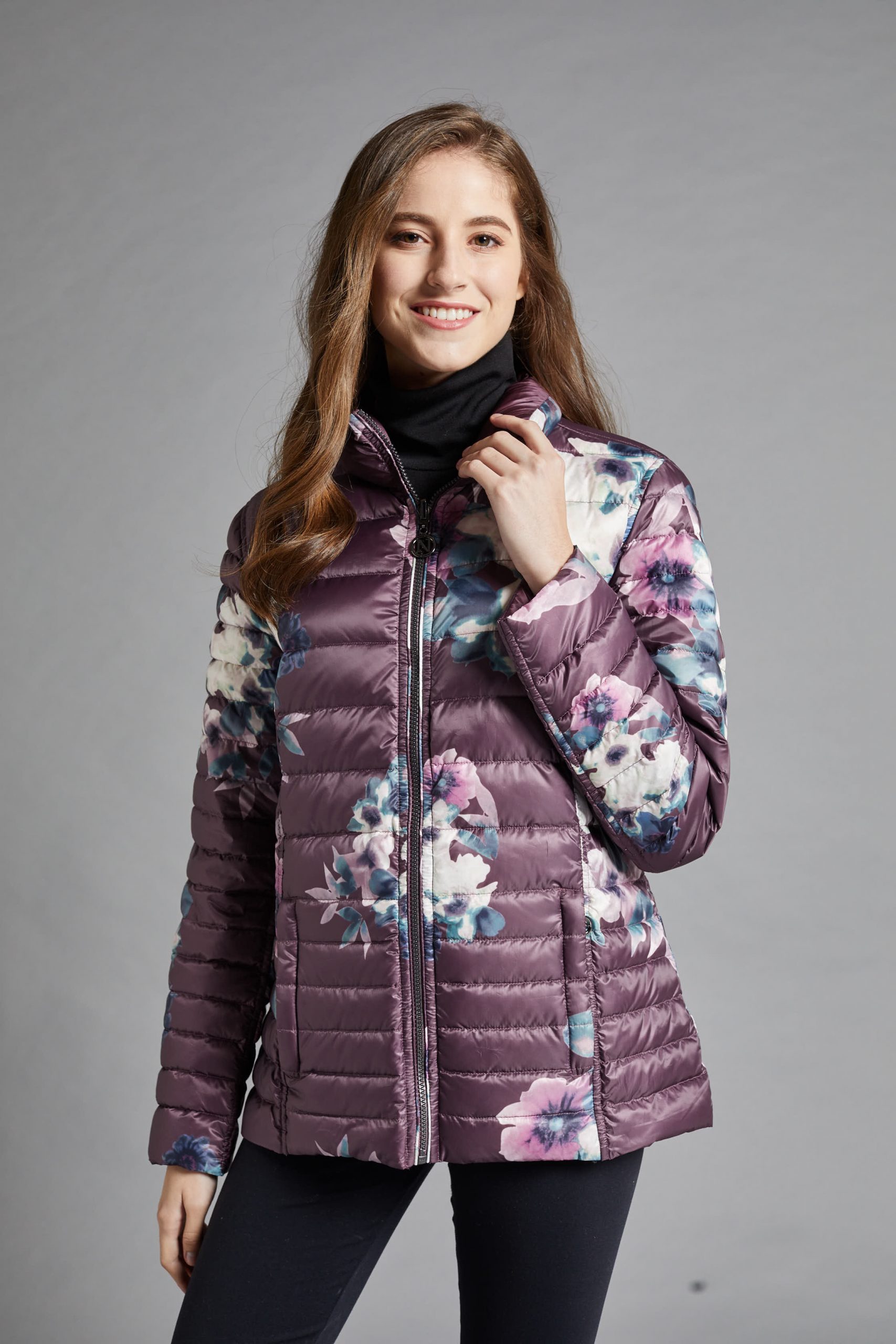 Ladies' Digital Print Padding Jacket Ladies' Digital Print Puffer ...